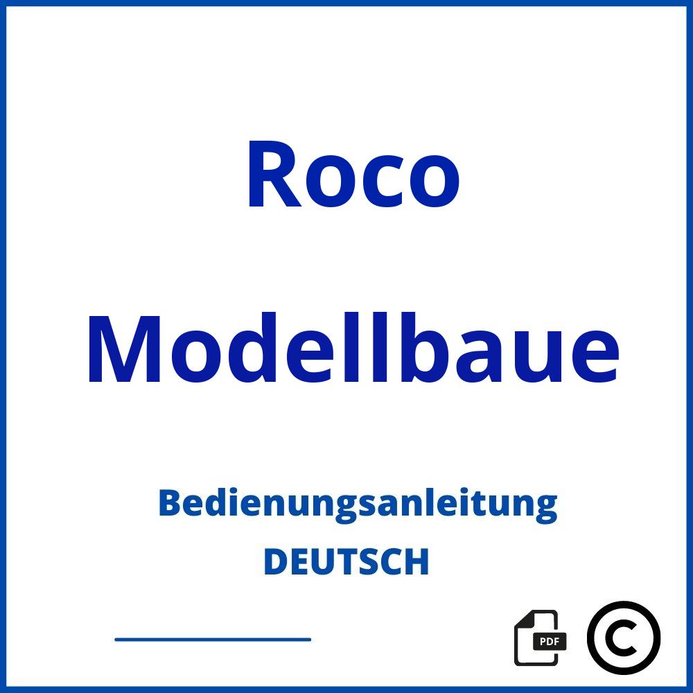Bedienungsanleitung Roco Modellbaue Anleitung - PDF Deutsch